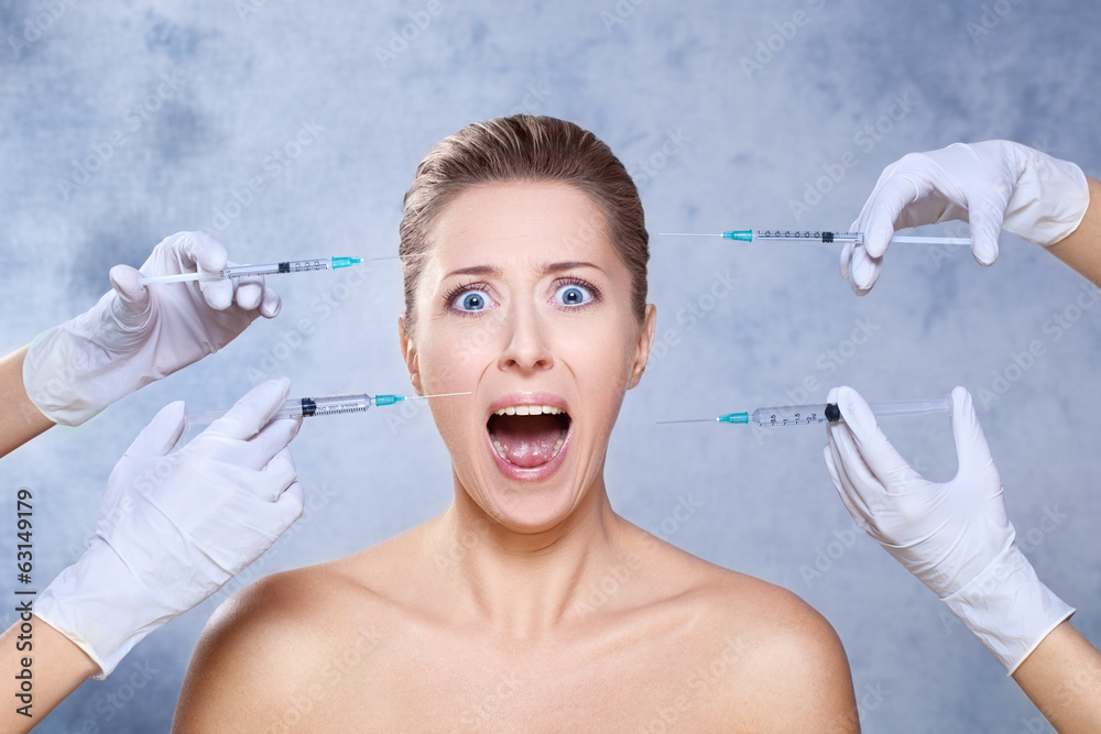 Beauty treatment with botox Stock Photo | Adobe Stock