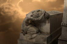 Statue Art 10; Despair Free Stock Photo - Public Domain Pictures