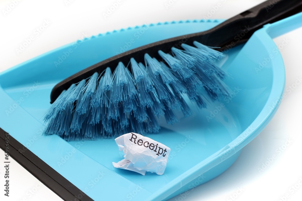 Receipt trash concept Stock Photo | Adobe Stock