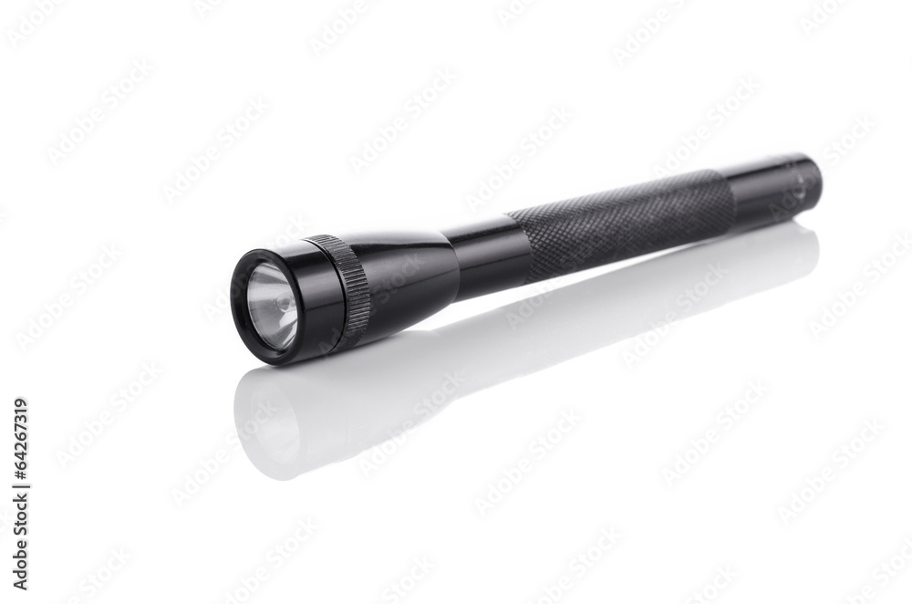 old pocket flashlight Stock Photo | Adobe Stock