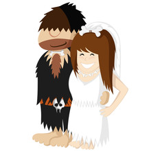 Caveman Valentine's Day Card Free Stock Photo - Public Domain Pictures