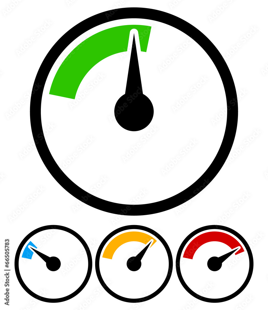 Pressure gauge, dial template Stock Vector | Adobe Stock
