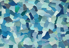 Blue Elements Collage Sheet Free Stock Photo - Public Domain Pictures