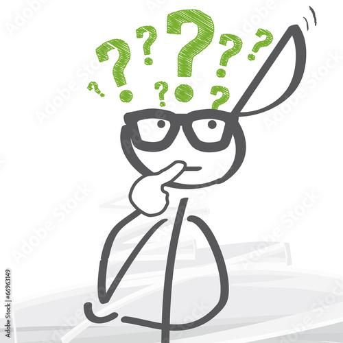 Denken, nachdenken – Stock-Vektorgrafik | Adobe Stock