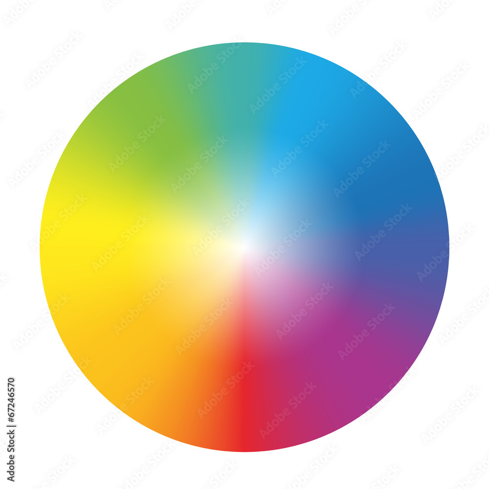 Gradient Color Wheel Stock Vector | Adobe Stock