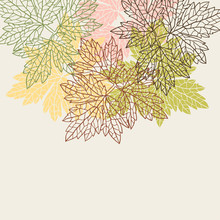 Vintage Autumn Tree Poster Free Stock Photo - Public Domain Pictures