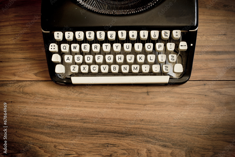 Vintage Typewriter Stock Photo | Adobe Stock