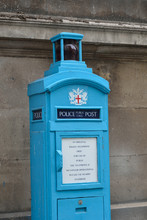 Blue Police Box Clipart Free Stock Photo - Public Domain Pictures