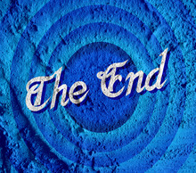 The End Movie Ending Screen On Cement Free Stock Photo - Public Domain ...