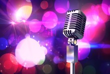 Vintage Microphone Retro Circles Free Stock Photo - Public Domain Pictures