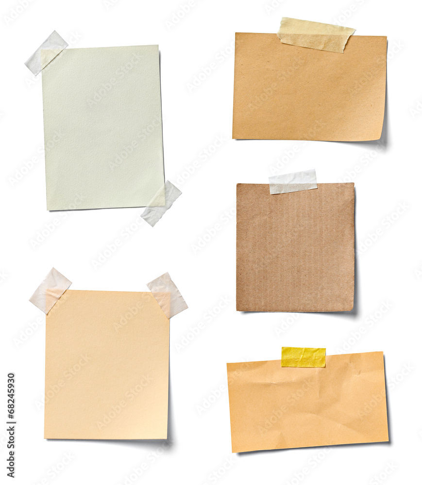 note paper piece label vintage grunge tape Stock Photo | Adobe Stock