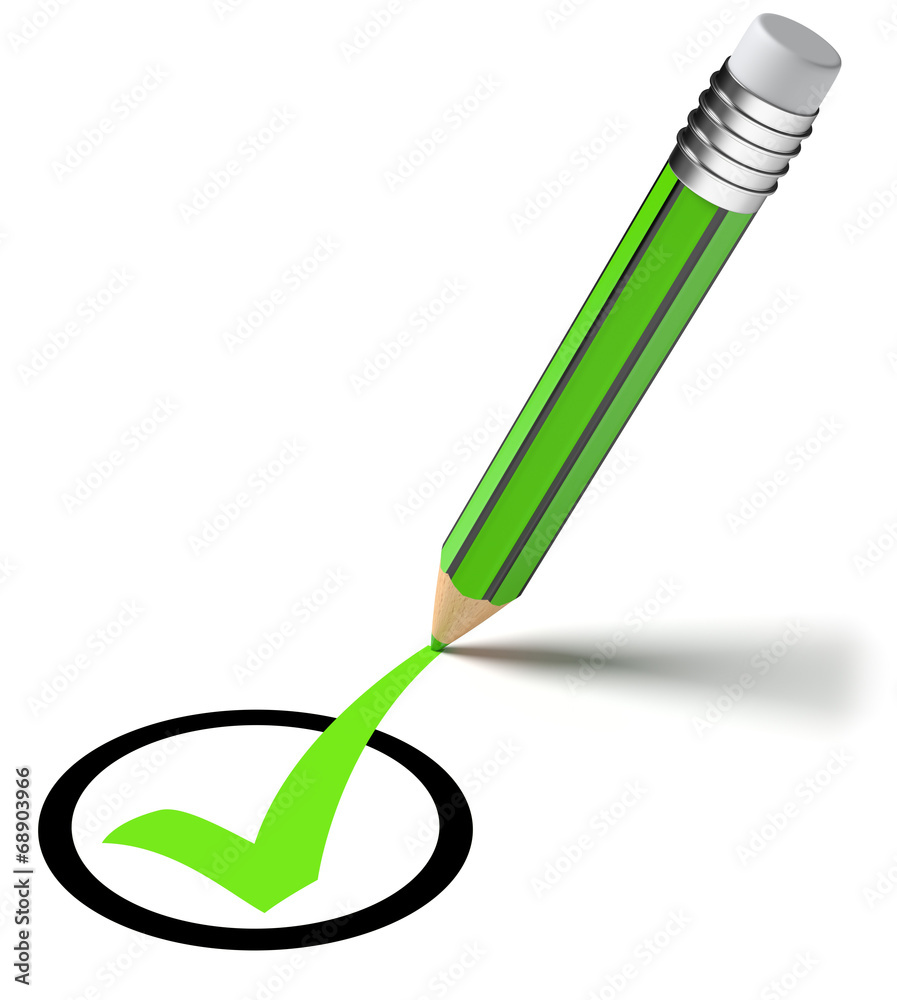 Grüner Bleistift Clipart