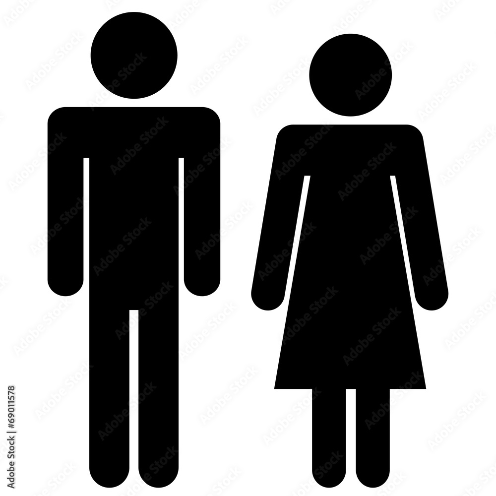 Strichmännchen Frau Und Mann Strichmännchen Mann Und Frau Liegen