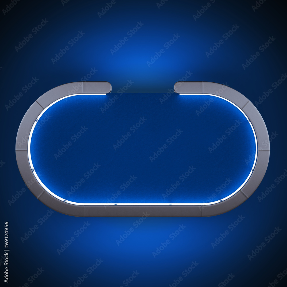 Blue poker table Stock Illustration | Adobe Stock
