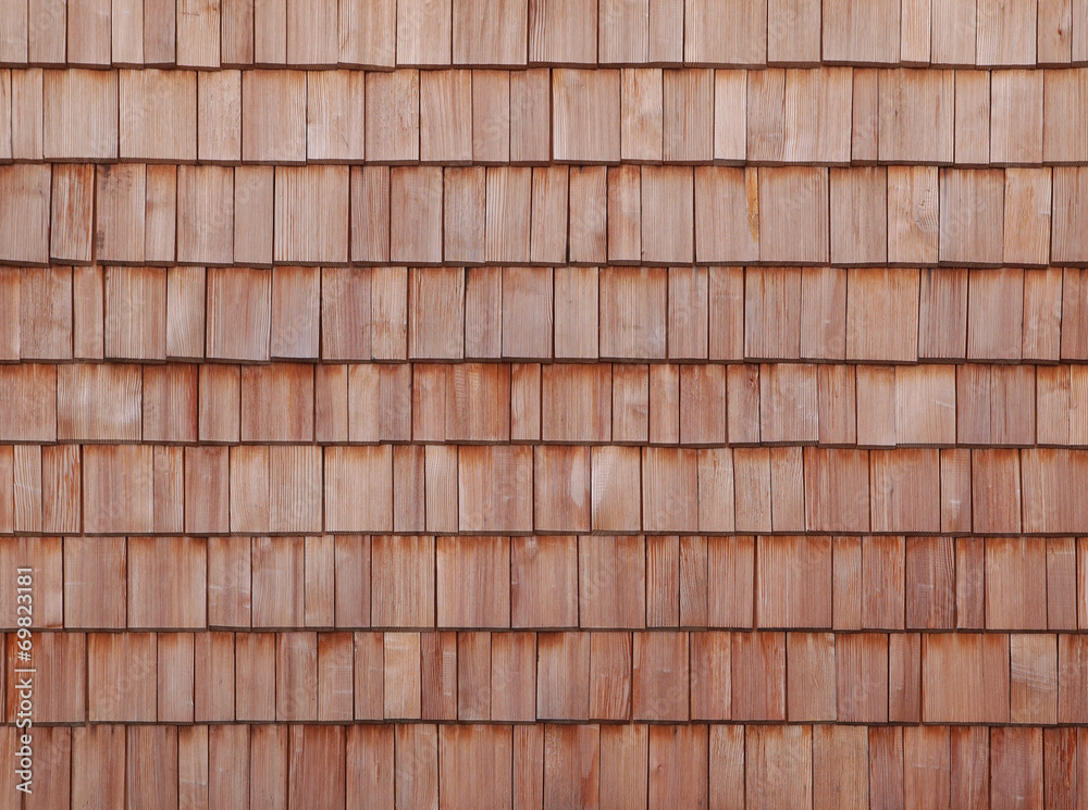Schindeln aus Holz Stock Photo | Adobe Stock