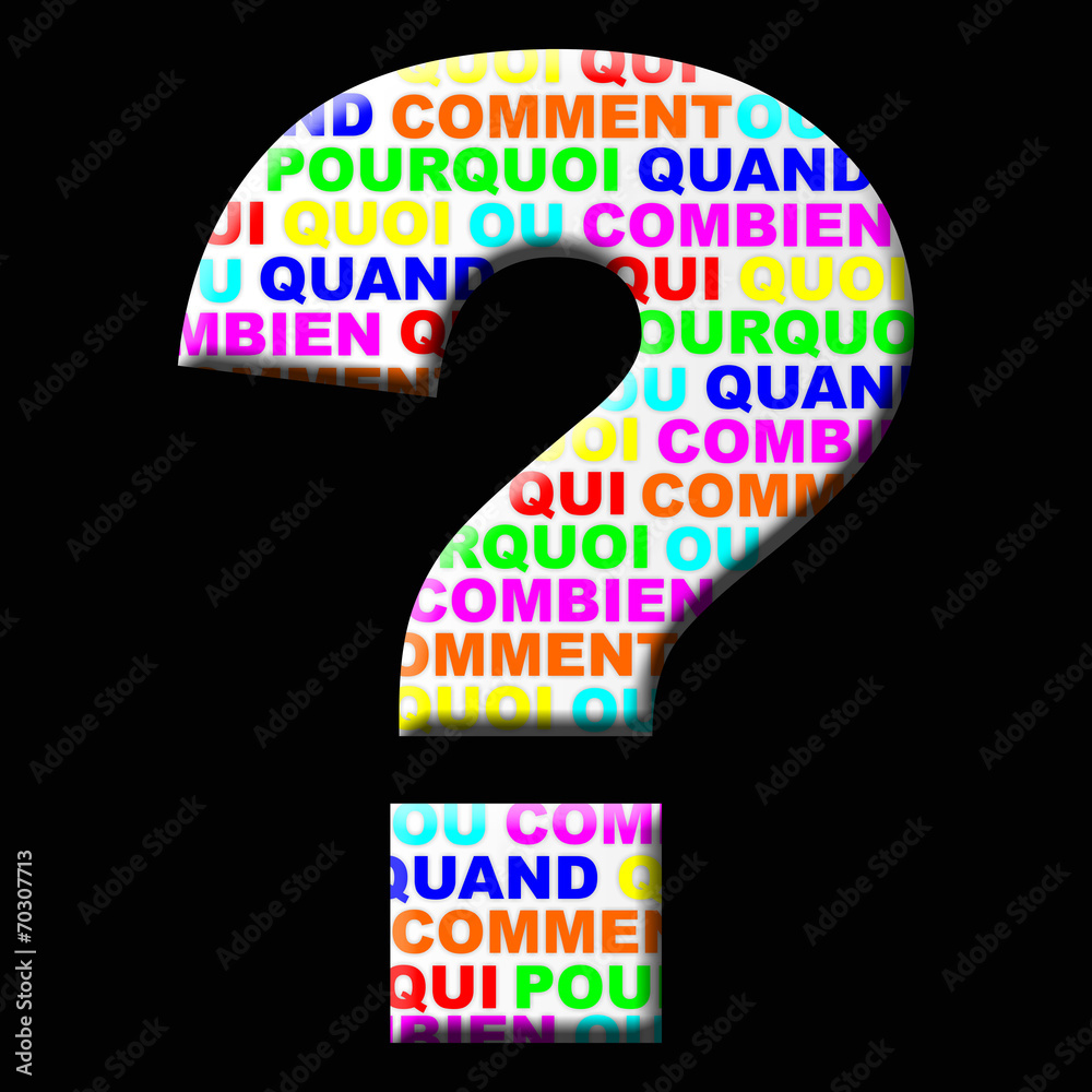 Symbole point d'interrogation, questionnement Stock Illustration ...