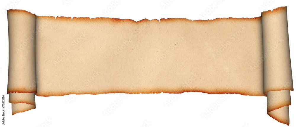 Medieval parchment scroll Stock Photo | Adobe Stock
