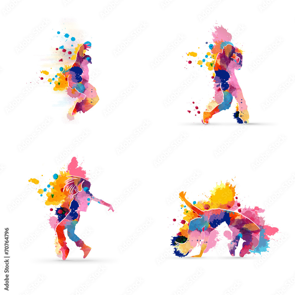Color dancer Stock Photo | Adobe Stock