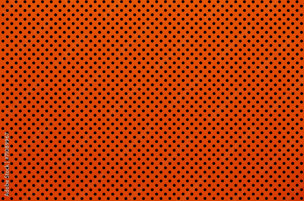 Red color Perforated metal sheet Stock Photo | Adobe Stock
