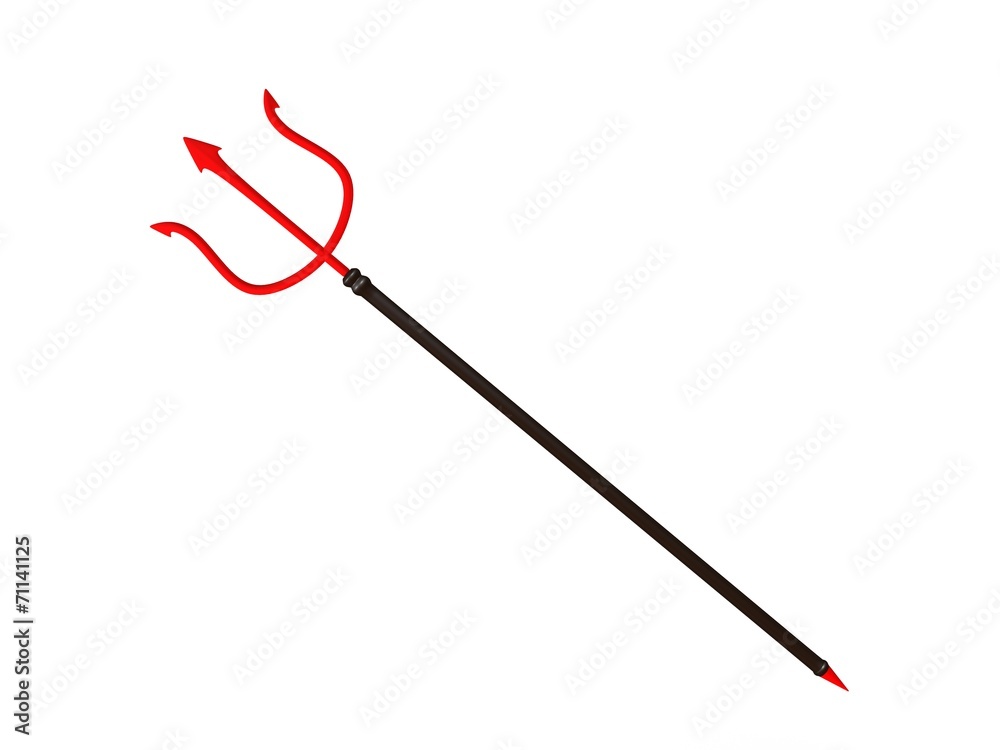 Hell trident Stock Illustration | Adobe Stock