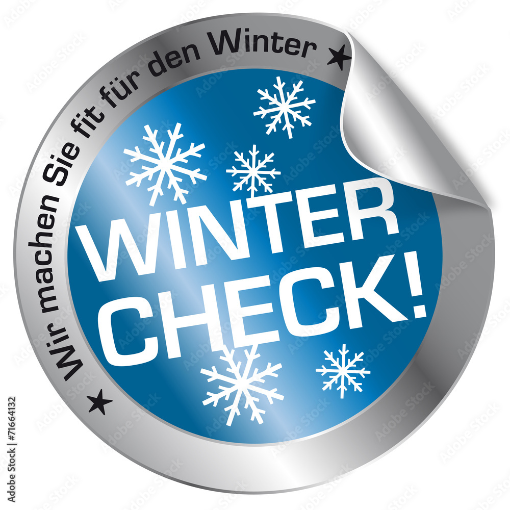 Stock-Vektorgrafik „Wintercheck !“ | Adobe Stock