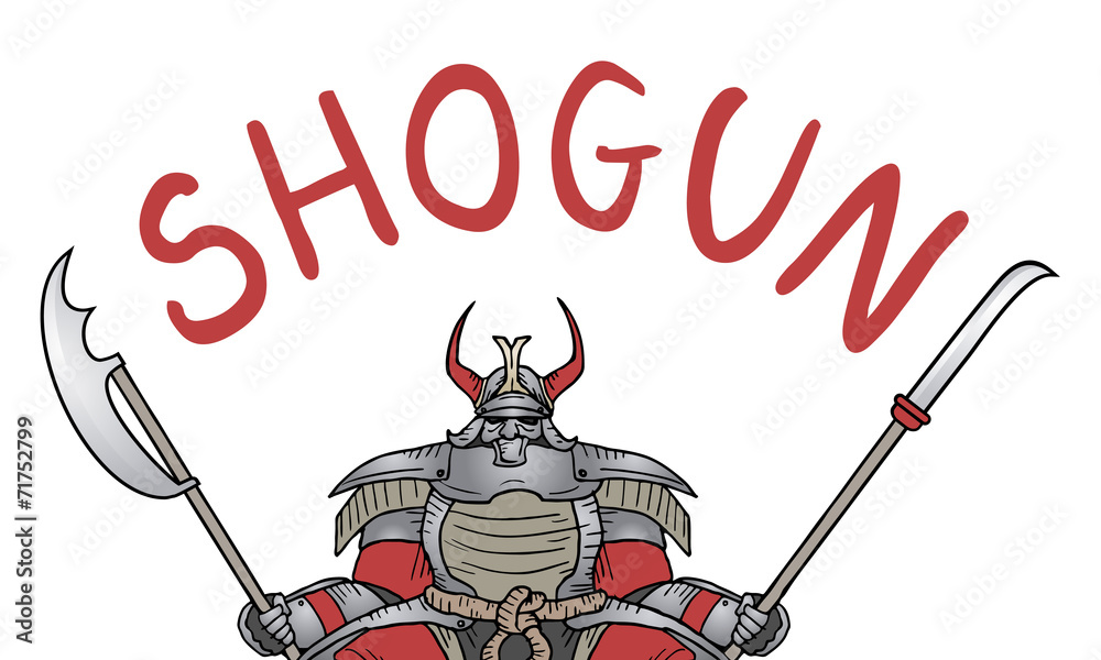 Shogun samurai Stock Vector | Adobe Stock