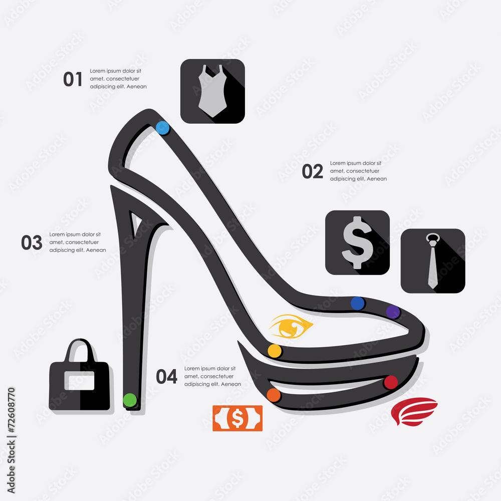 fashion infographic Stock Vector | Adobe Stock