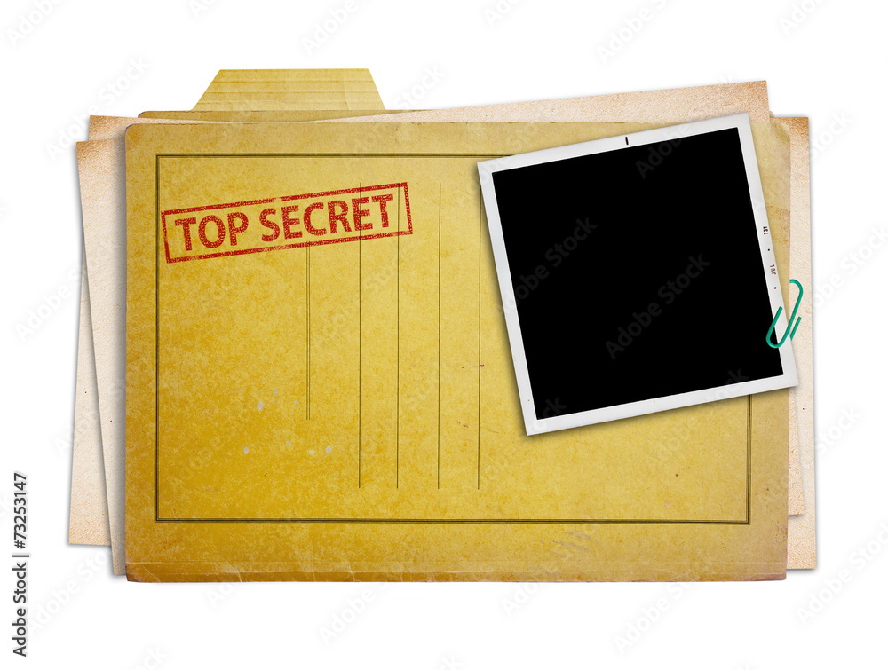 top secret folder isolated Stock Photo | Adobe Stock