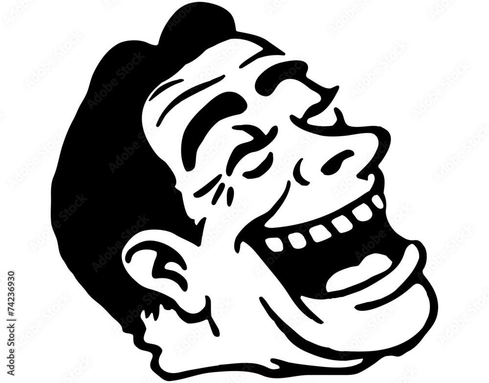 Laughing Fool Stock Vector | Adobe Stock