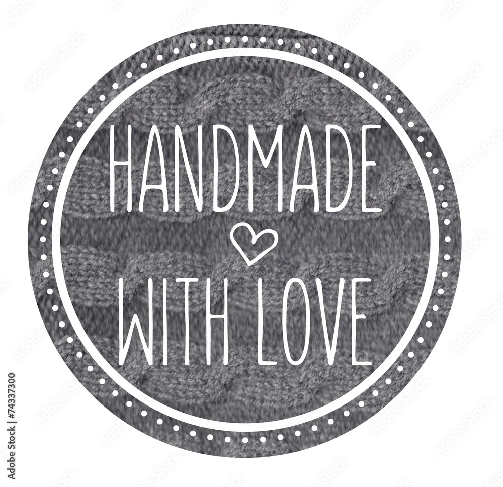 Stock-Foto „Handmade with Love“ | Adobe Stock