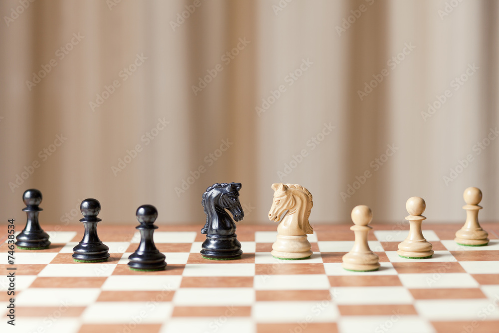 strategic moves, chess game Stock Photo | Adobe Stock