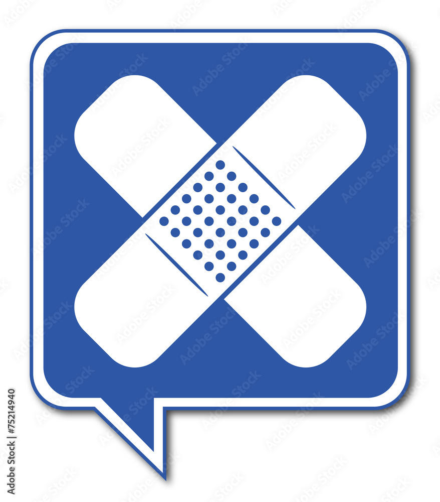 Image vectorielle Stock Logo pansement. | Adobe Stock