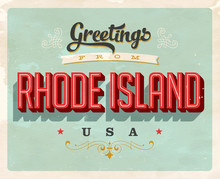 Vintage Rhode Island Poster Free Stock Photo - Public Domain Pictures