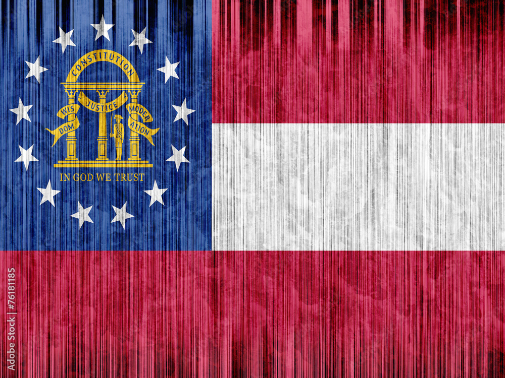 Georgia State flag paper texture Stock Illustration | Adobe Stock