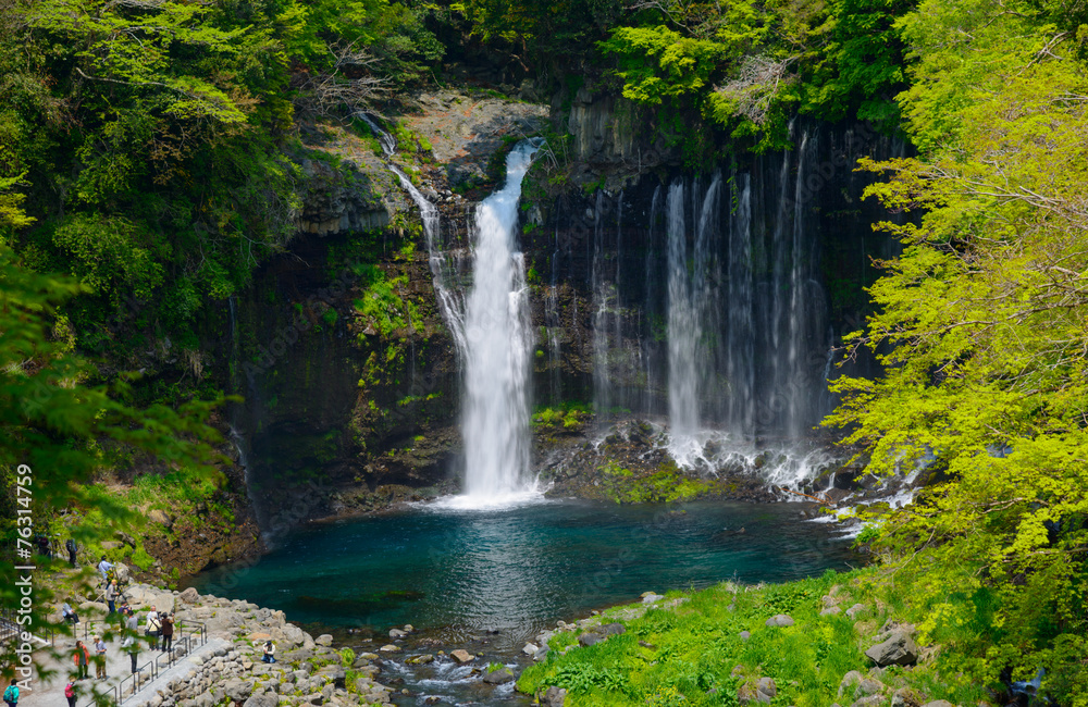 Shiraito Falls in Fujinomiya, Shizuoka, Japan Stock Photo | Adobe Stock