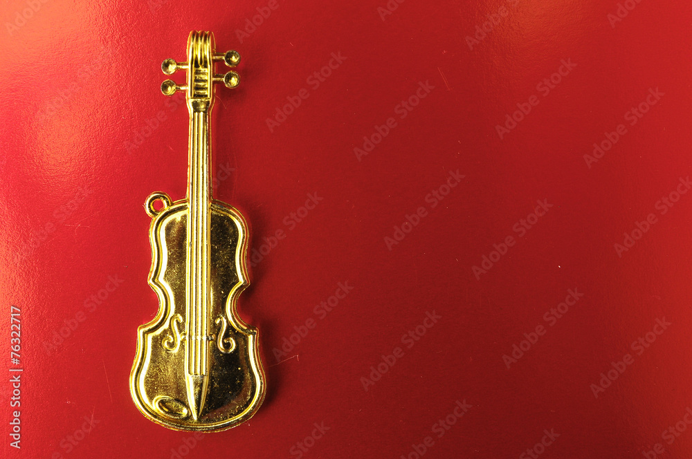 Gold Violin Stock Photo | Adobe Stock
