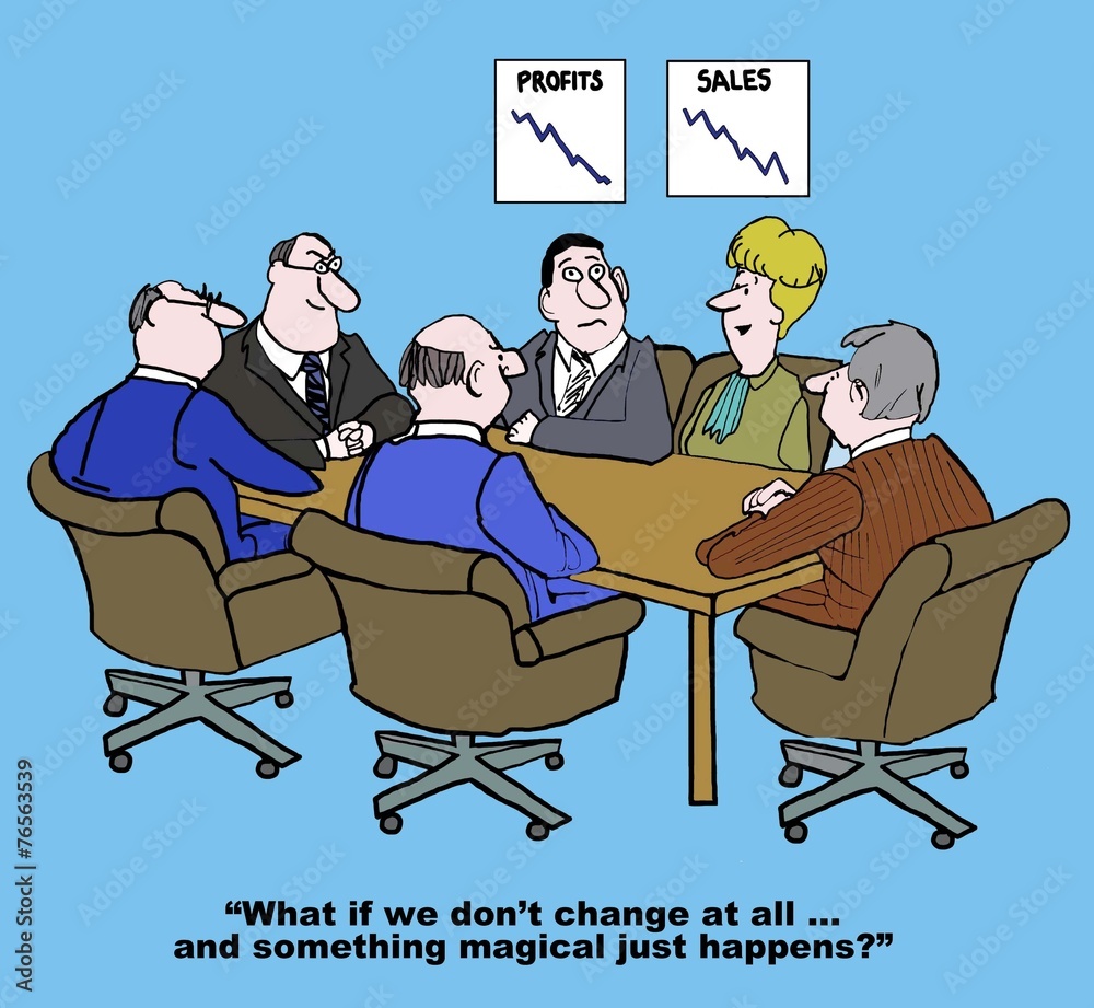 Resisting Change Stock Illustration | Adobe Stock