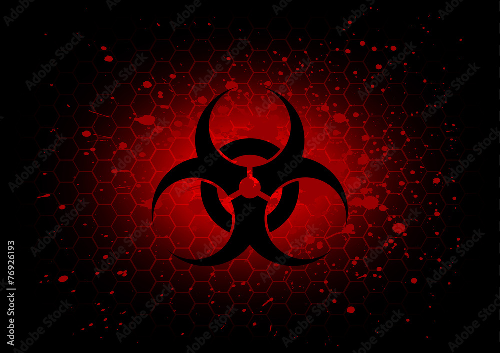 Red Toxic Symbol