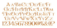 Alphabet Letters Gold Clip-art Free Stock Photo - Public Domain Pictures