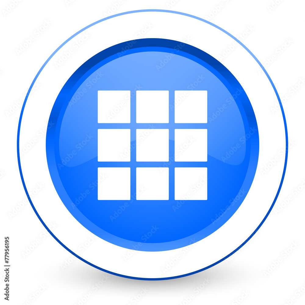 thumbnails grid icon gallery sign Stock Illustration | Adobe Stock