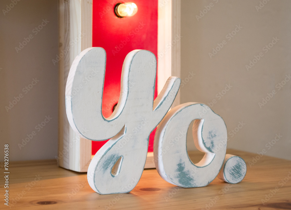 palabra yo Stock Photo | Adobe Stock