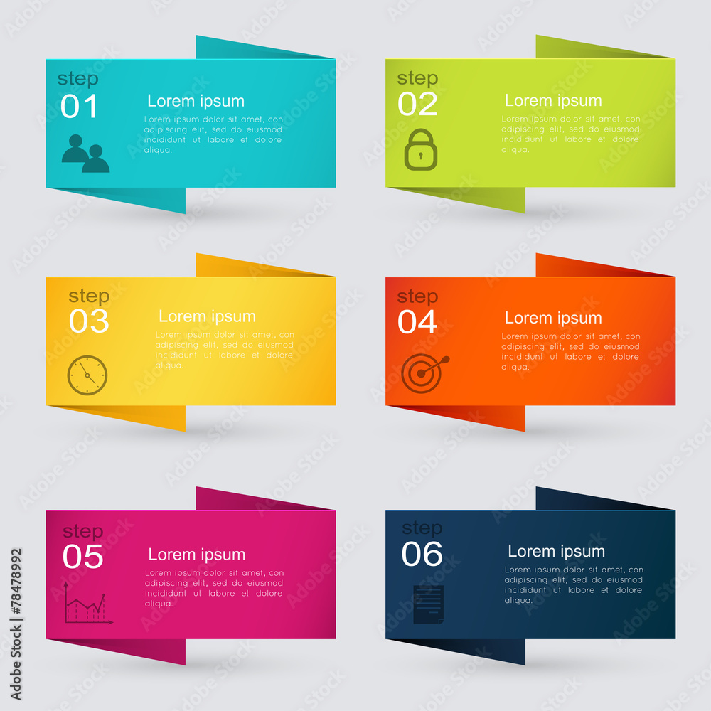 Vector colorful info graphics for your business presentations. Stock ...