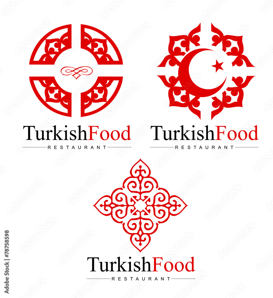 Turkish Restaurant Logo Design Vector Stock Vector | Adobe Stock