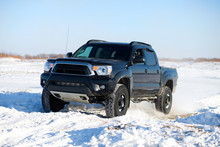 Winter Pick-up Truck Free Stock Photo - Public Domain Pictures