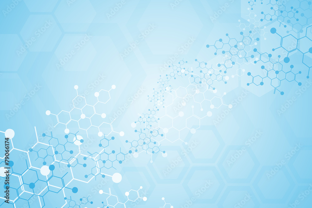 Abstract background medical substance and molecules. Stock Vector ...