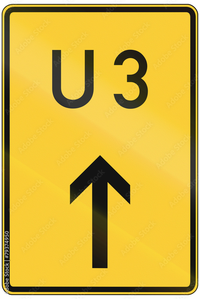 Detour Sign Germany