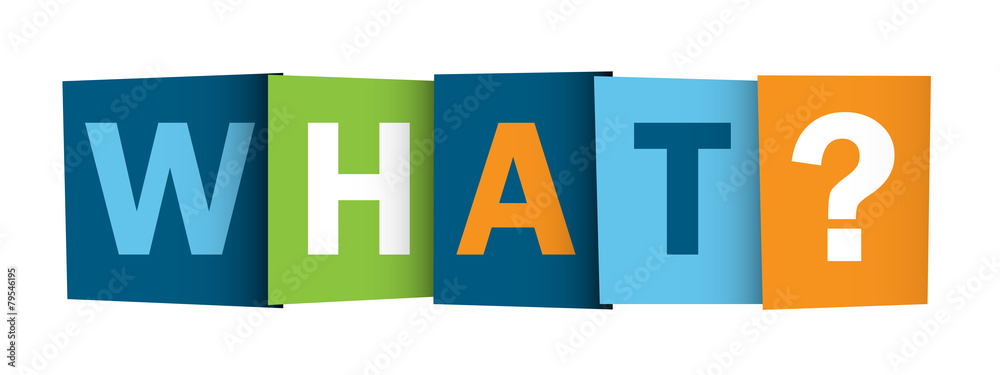 WHAT? Icon (questions why where when who how) 素材庫向量圖 | Adobe Stock