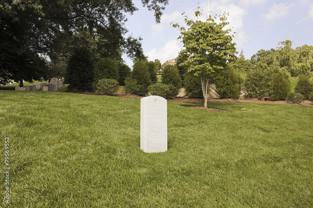Gravesite of Joseph P. Kennedy, Jr, Arlington National Cemetery Stock Photo | Adobe Stock