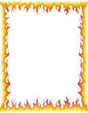 Fire Border Clip Art Free Stock Photo - Public Domain Pictures