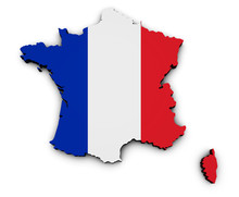 Flag Map Of France Free Stock Photo - Public Domain Pictures